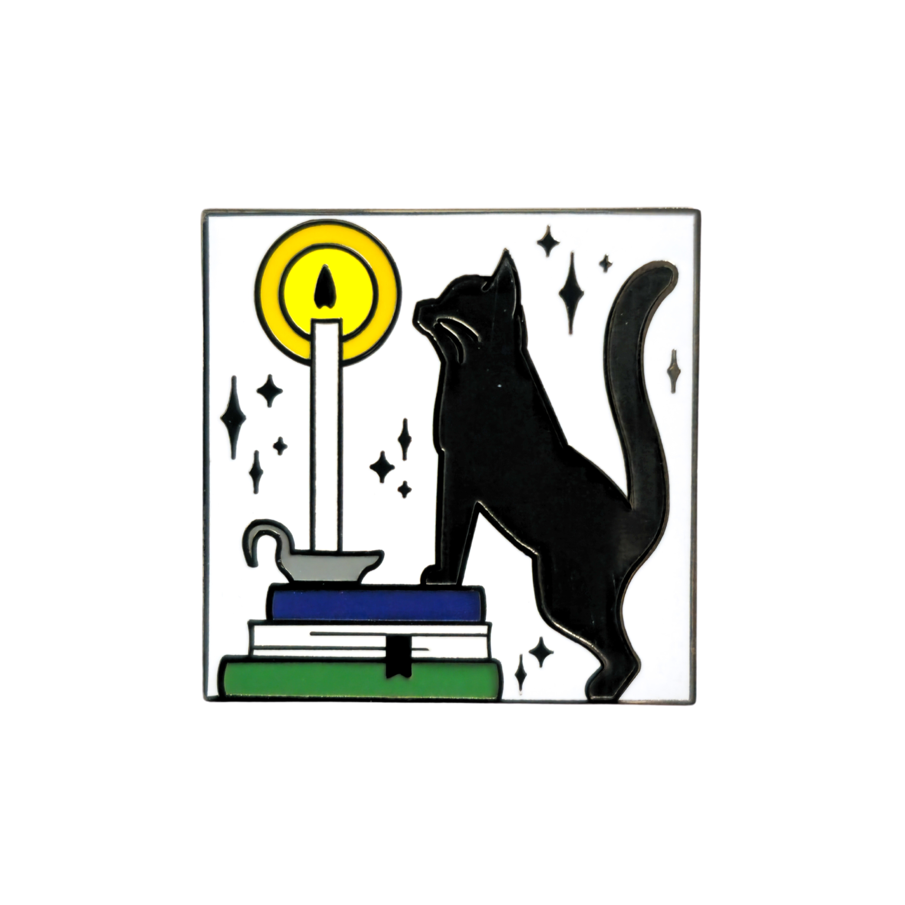 Book, Cat & Candle - Hard Enamel Pin – Briarwick